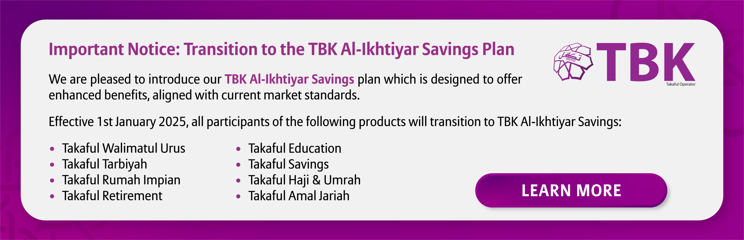 Authorised Agents – Takaful Brunei