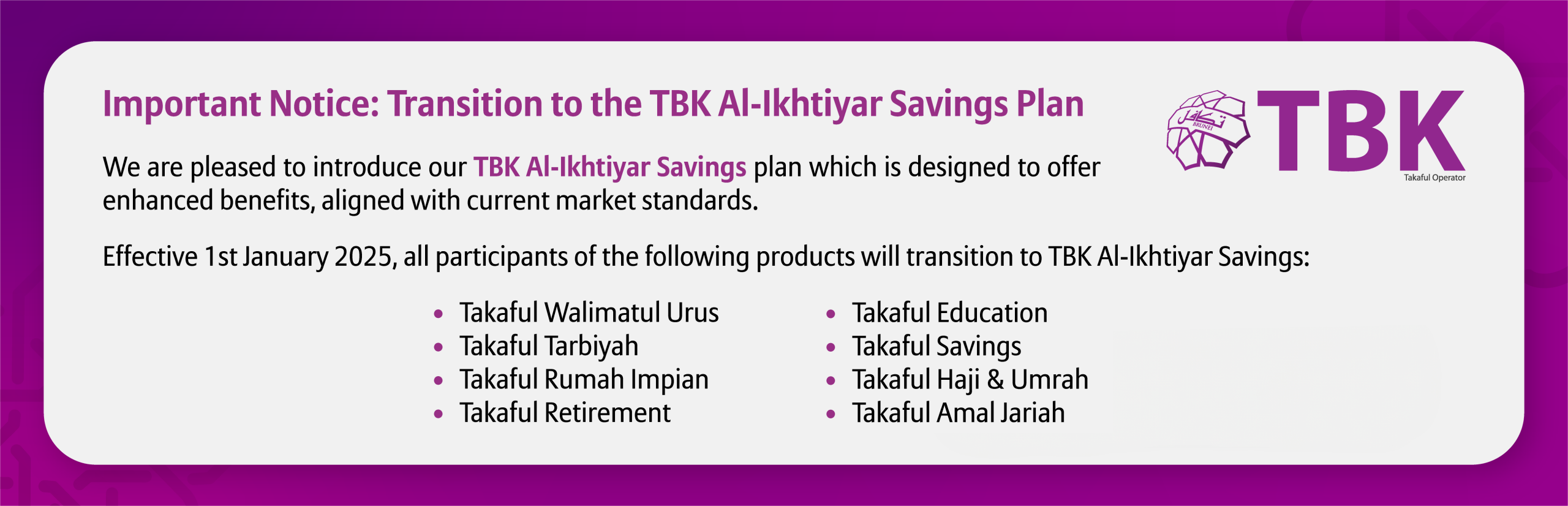TBK Al-Ikhtiyar Savings FAQ